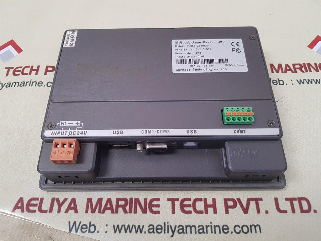 Cermate Pl056-ast0A-f Panel Master Hmi Touch Screen Panel 24Vdc/0.4A ...