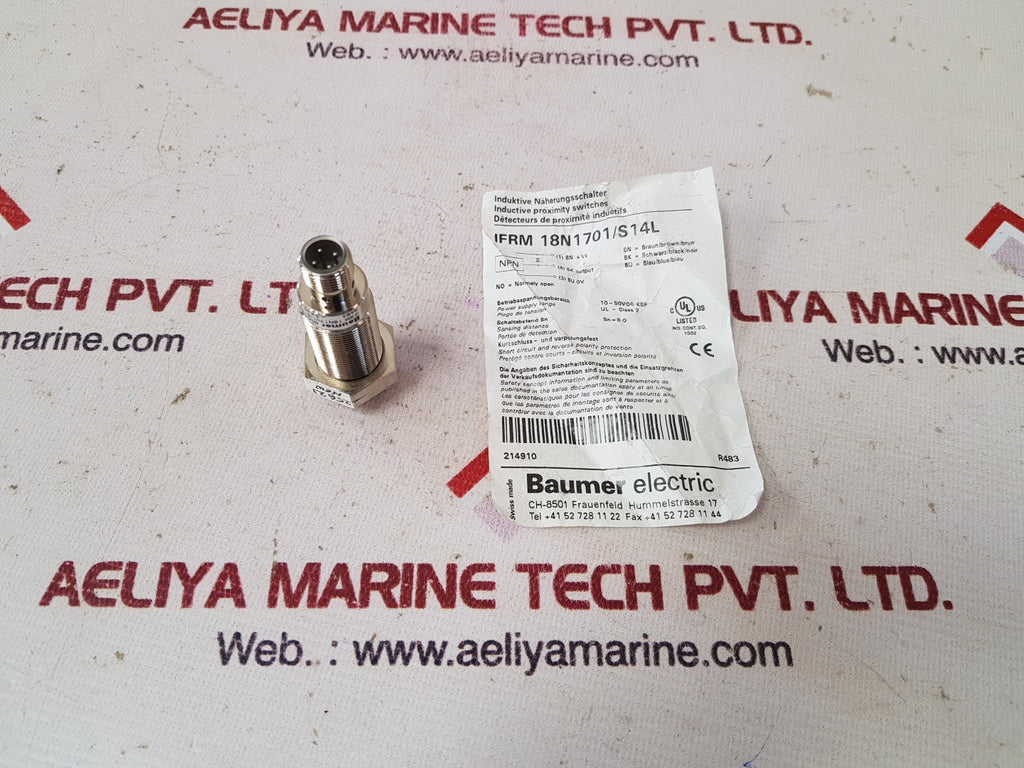 Baumer Ifrm 18N1701/S14L Inductive Proximity Sensor – Aeliya Marine