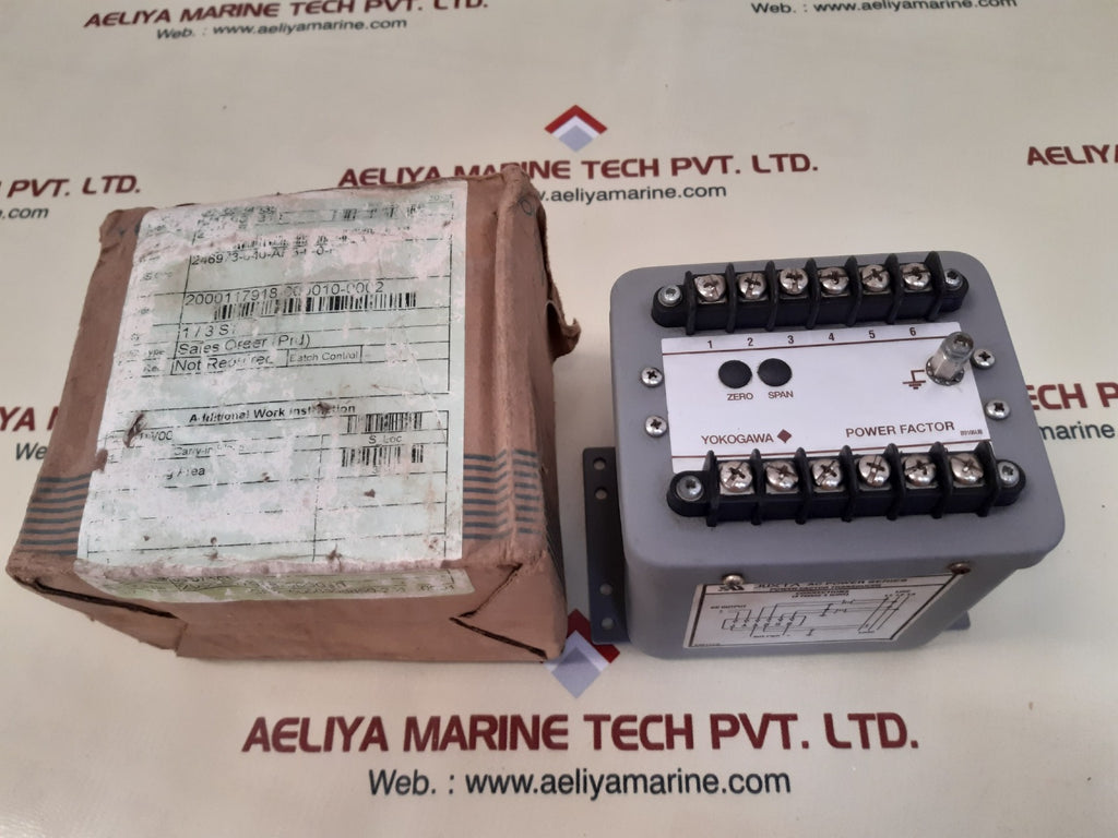 Yokogawa 246973-640-afb-0-0P 3 Phase 3 Wire Power Factor Transducer ...