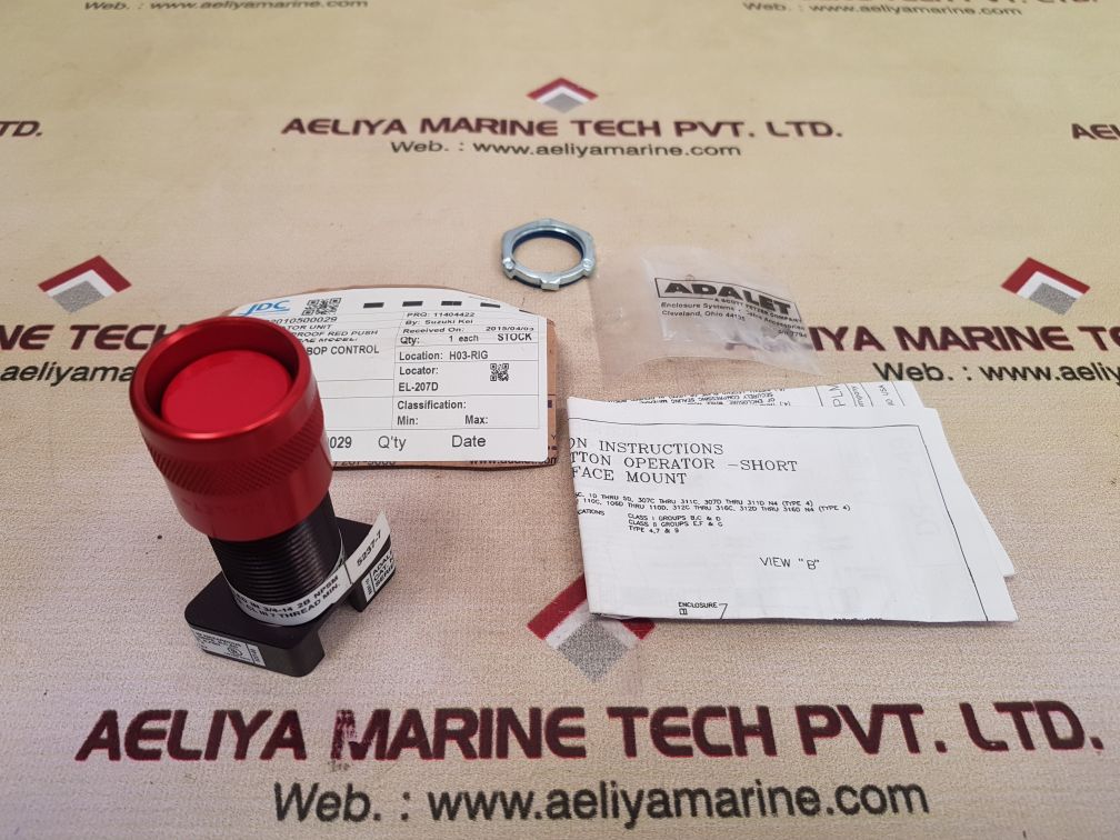 Adalet Xhp Bs Pushbutton Operator Explosion-proof – Aeliya Marine
