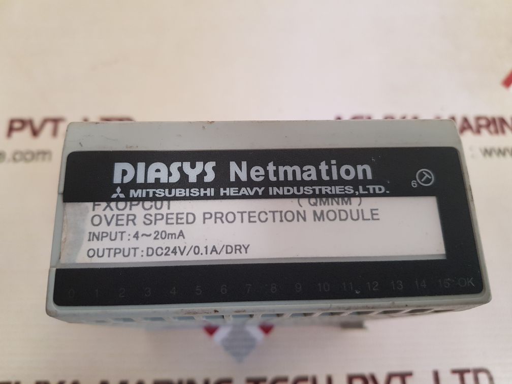 Diasys Netmation Fxopc01 Over Speed Protection Module 4~20Ma Dc24V ...