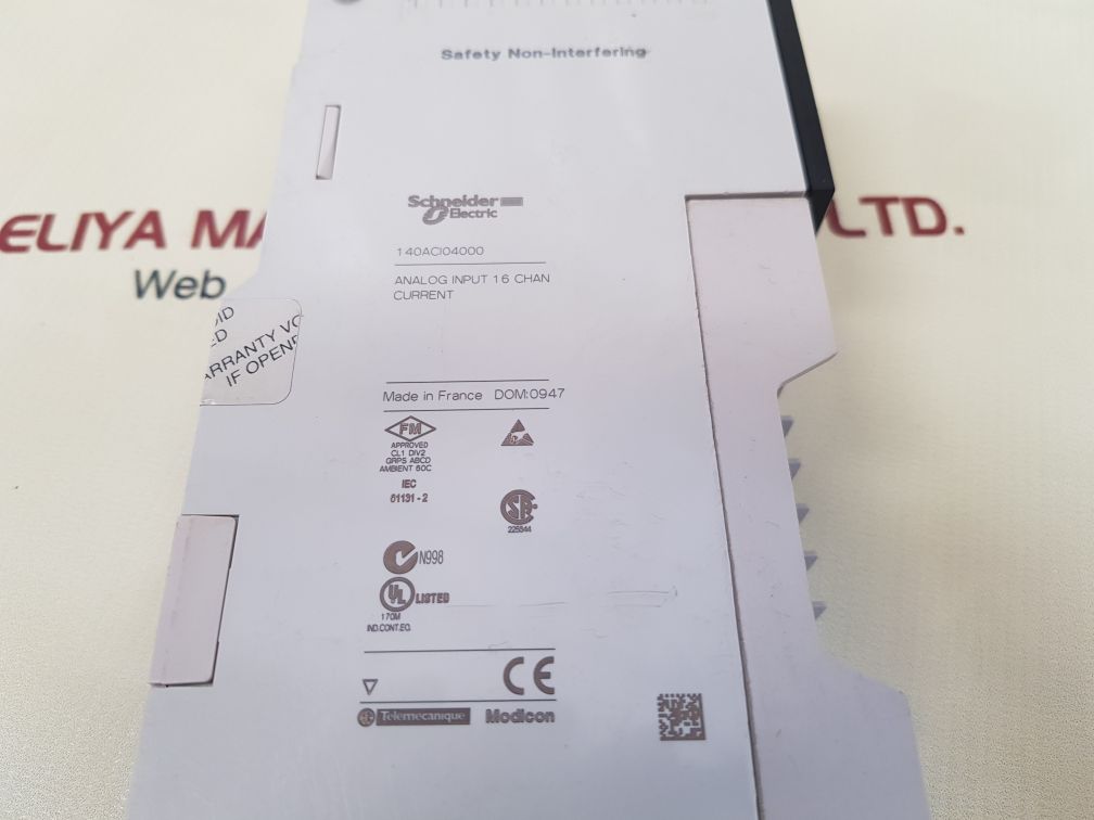 Schneider Electric/Telemecanique 140Aci04000 Analog Input Module ...