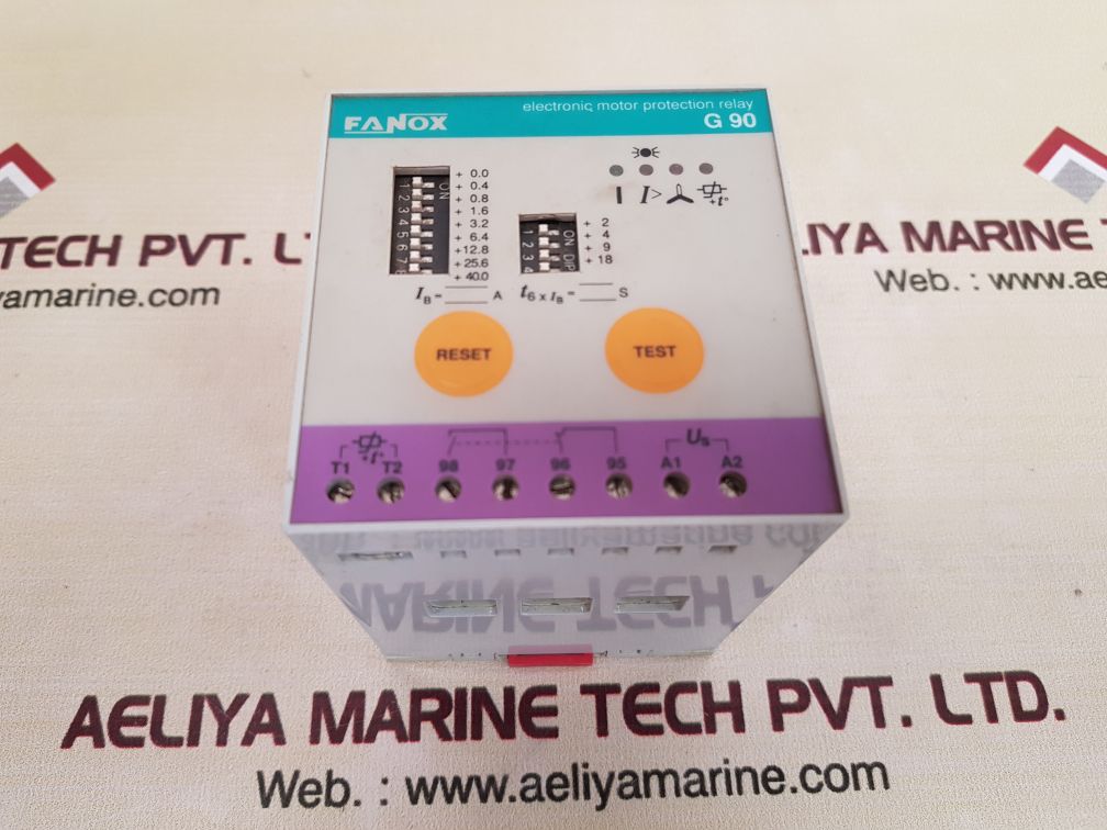 Fanox g90 electronic motor protection relay – Aeliya Marine