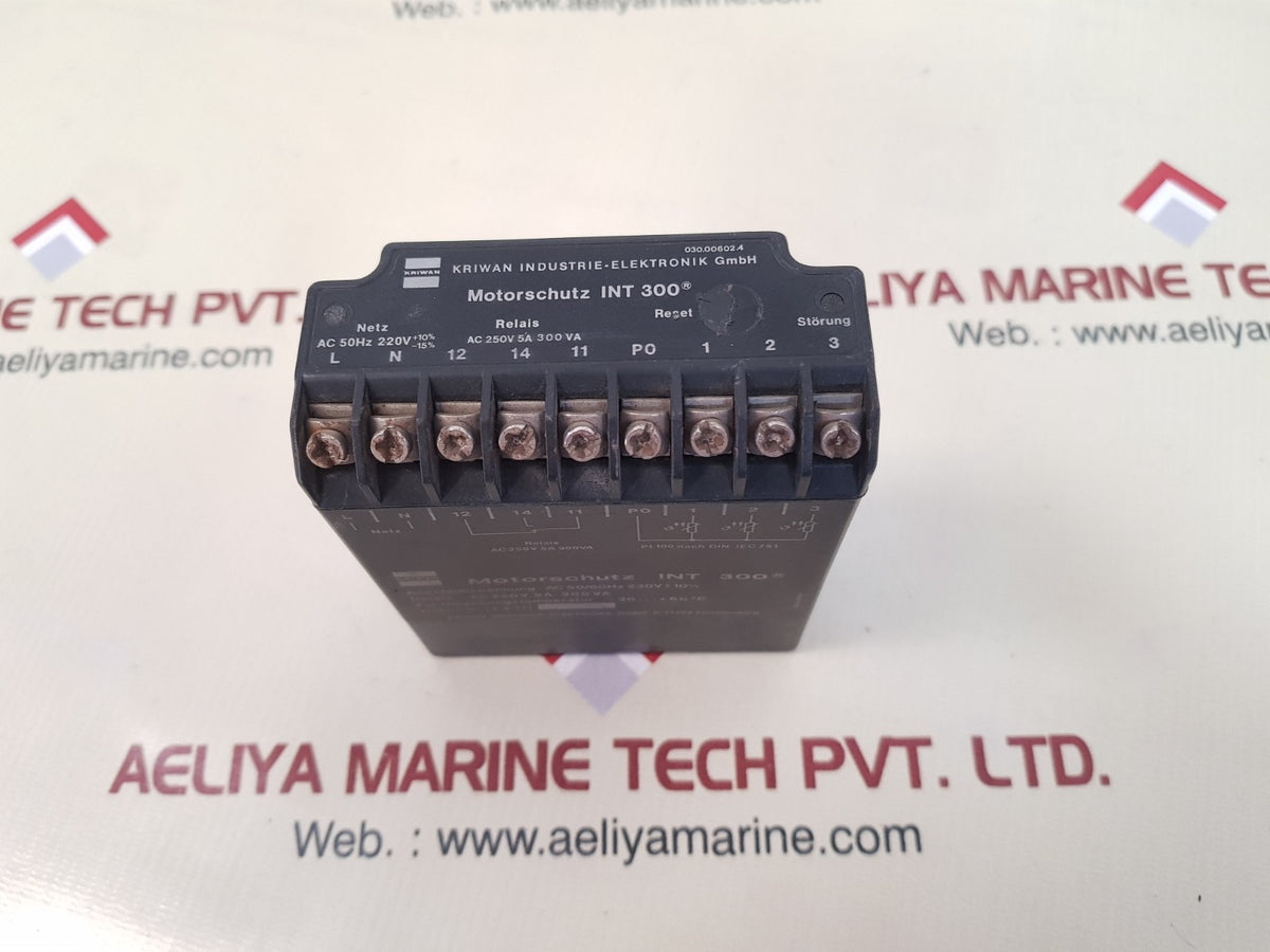 Kriwan motorschutz int 300 motor protector 52 a 221 – Aeliya Marine