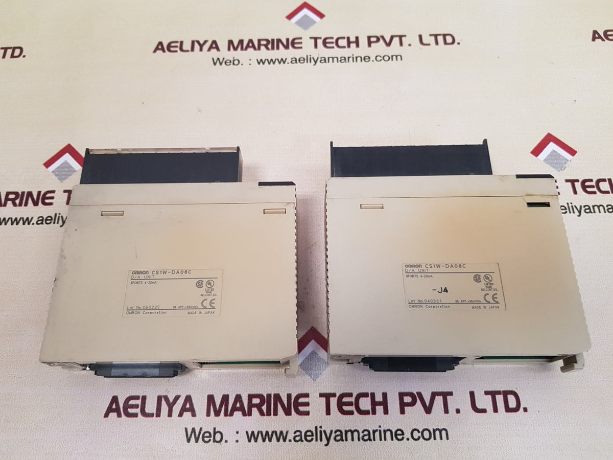 Omron cs1w-da08c 8 points 4-20 ma analog output unit – Aeliya Marine