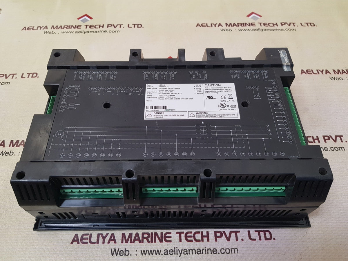 Deif multi-line agc 200 controller agc 245 – Aeliya Marine