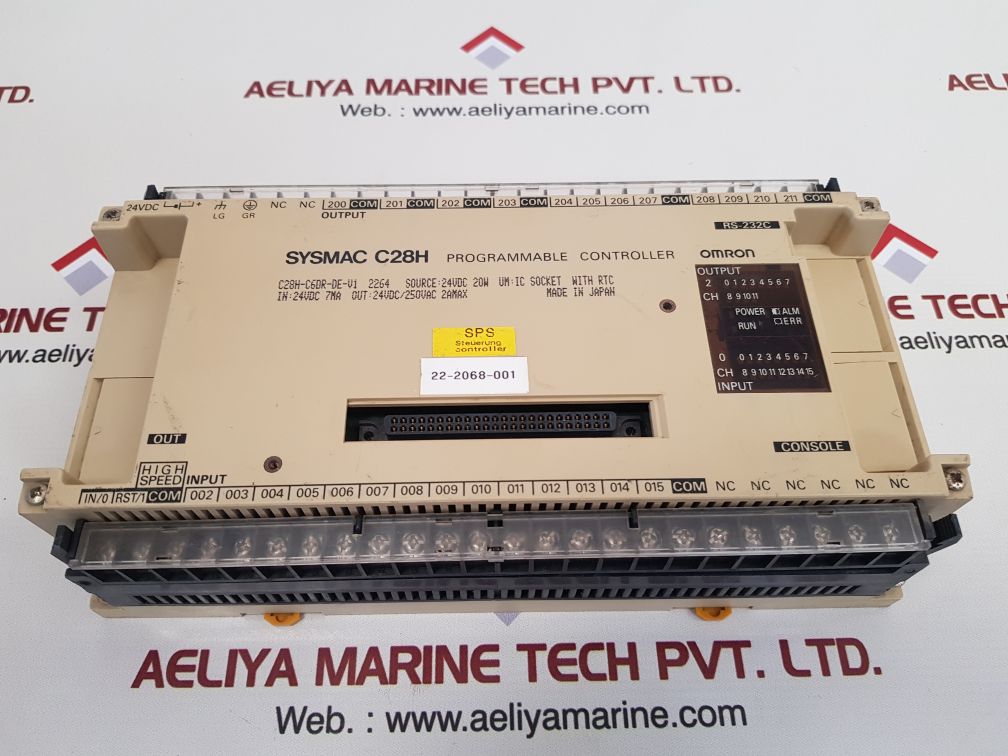 Omron c28h-c6dr-de-v1 programmable controller – Aeliya Marine