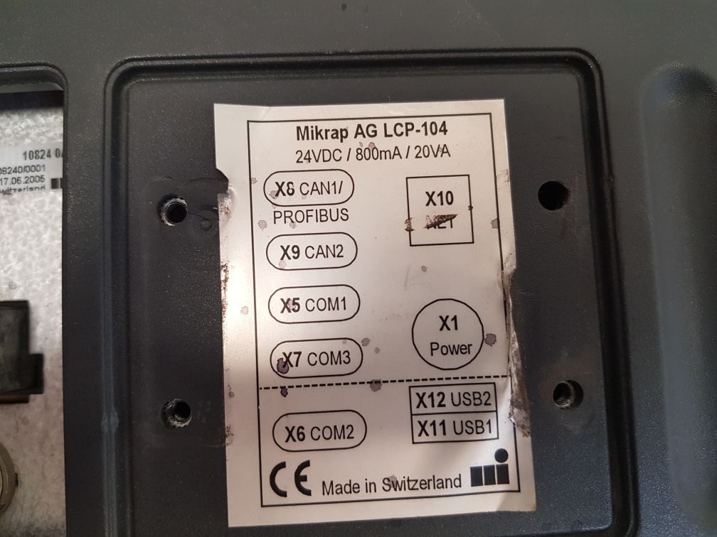 Mikrap lcp-104 pc control touch screen panel – Aeliya Marine