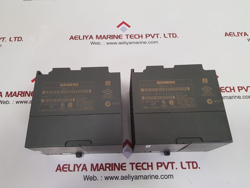 Siemens 6es7 307-1ea00-0aa0 power supply dc24v/5a – Aeliya Marine