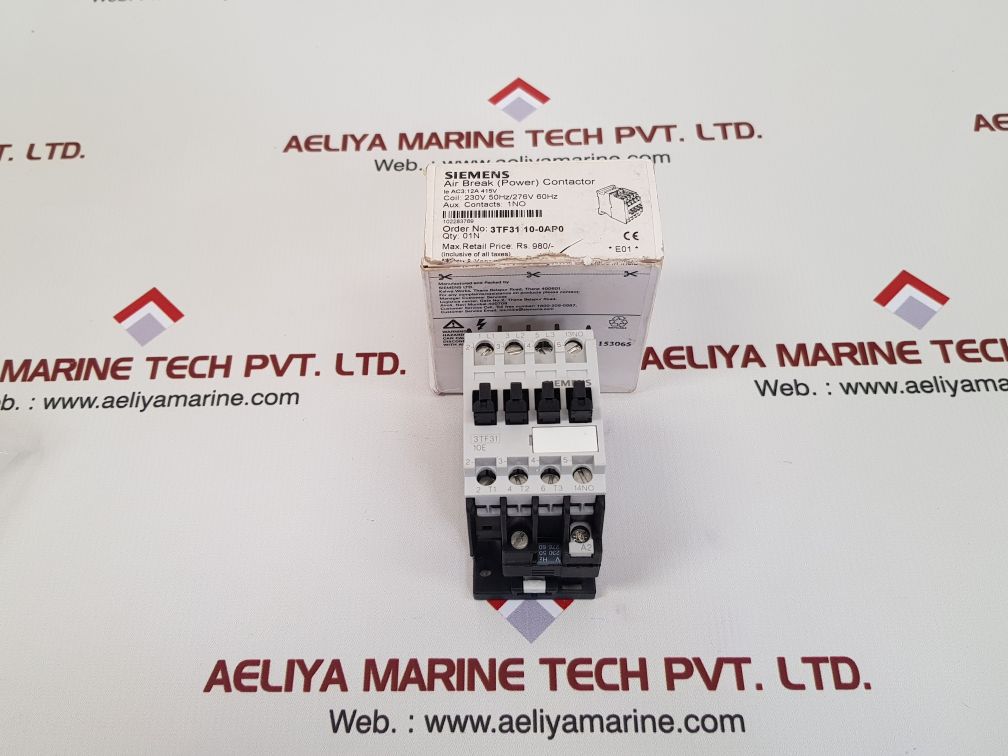 Siemens 3tf31 10-0a contactor – Aeliya Marine