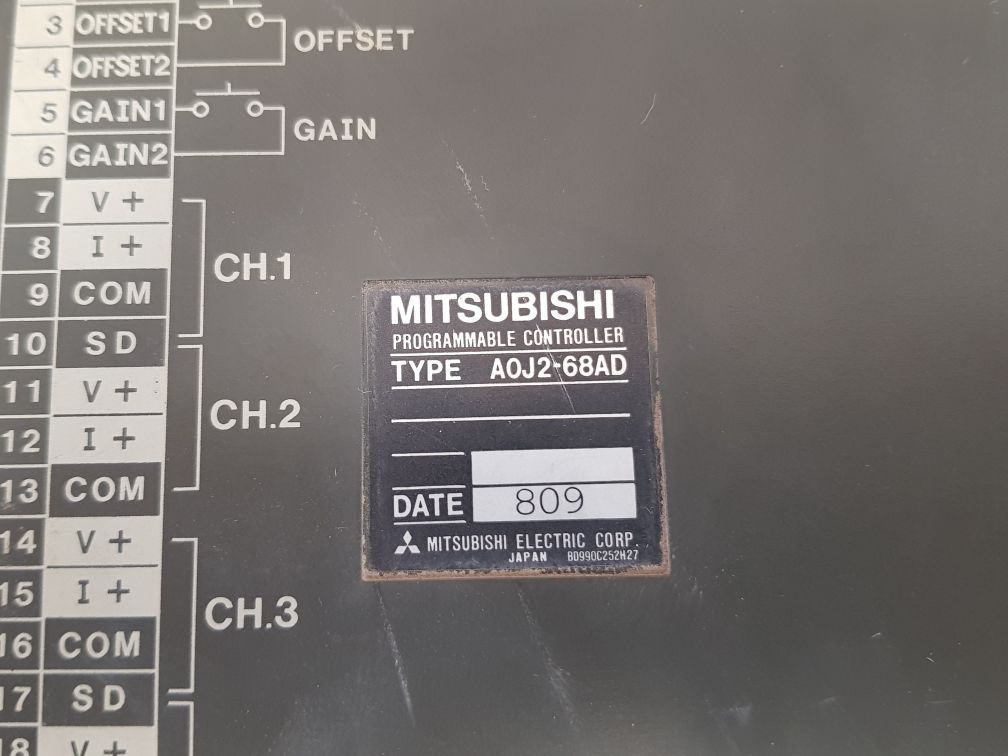 Mitsubishi a0j2-68ad programmable controller – Aeliya Marine