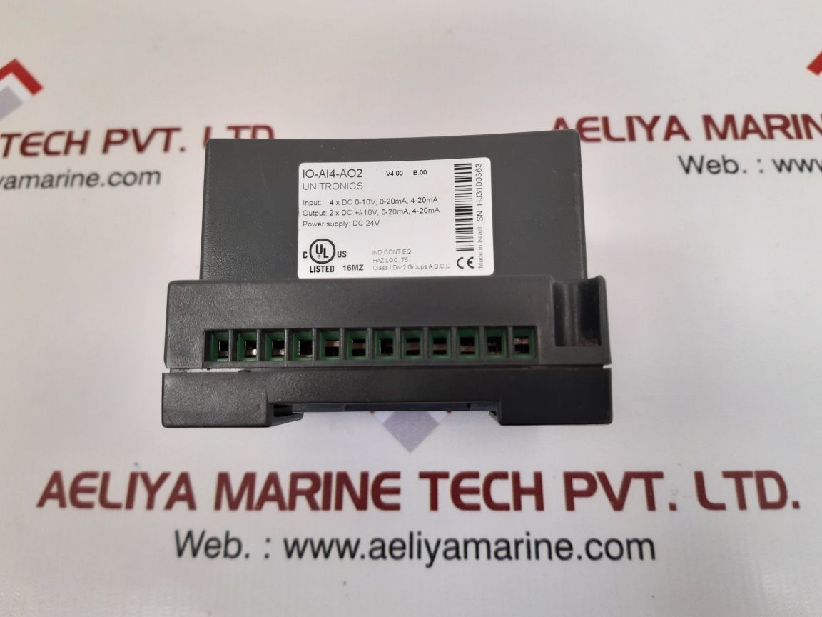 Unitronics io-ai4-ao2 i/o expansion module – Aeliya Marine