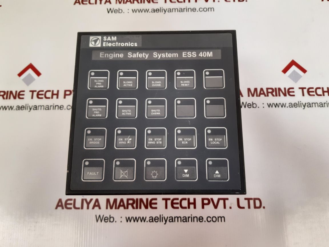 Sam electronics/stn atlas bap 402 engine safety system ess 40m – Aeliya ...