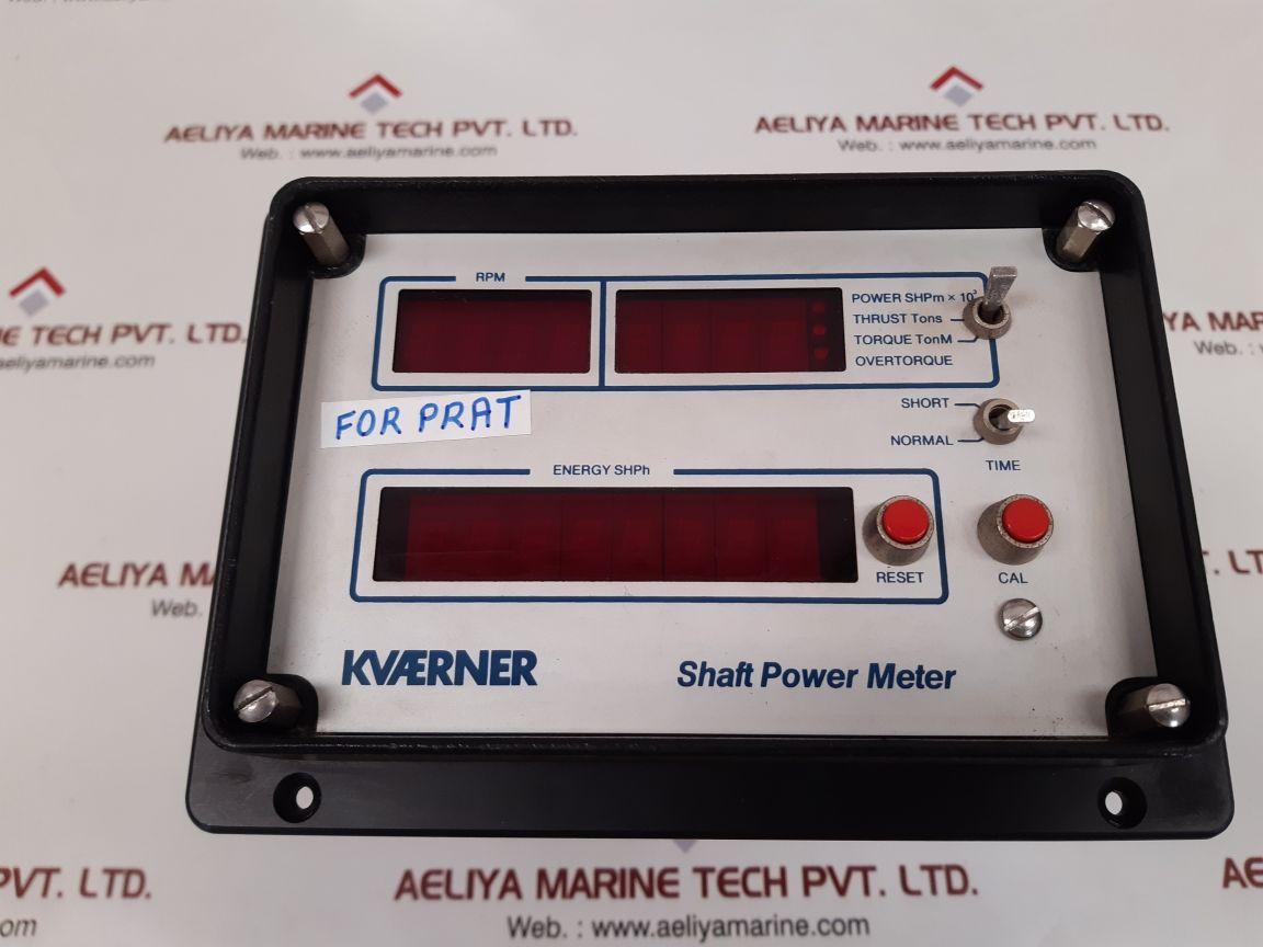 Kvaerner mdu-20 shaft power meter – Aeliya Marine