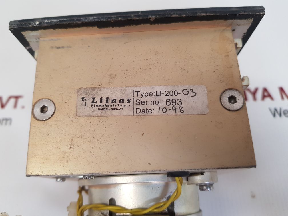 Lilaas lf200-03 meter – Aeliya Marine