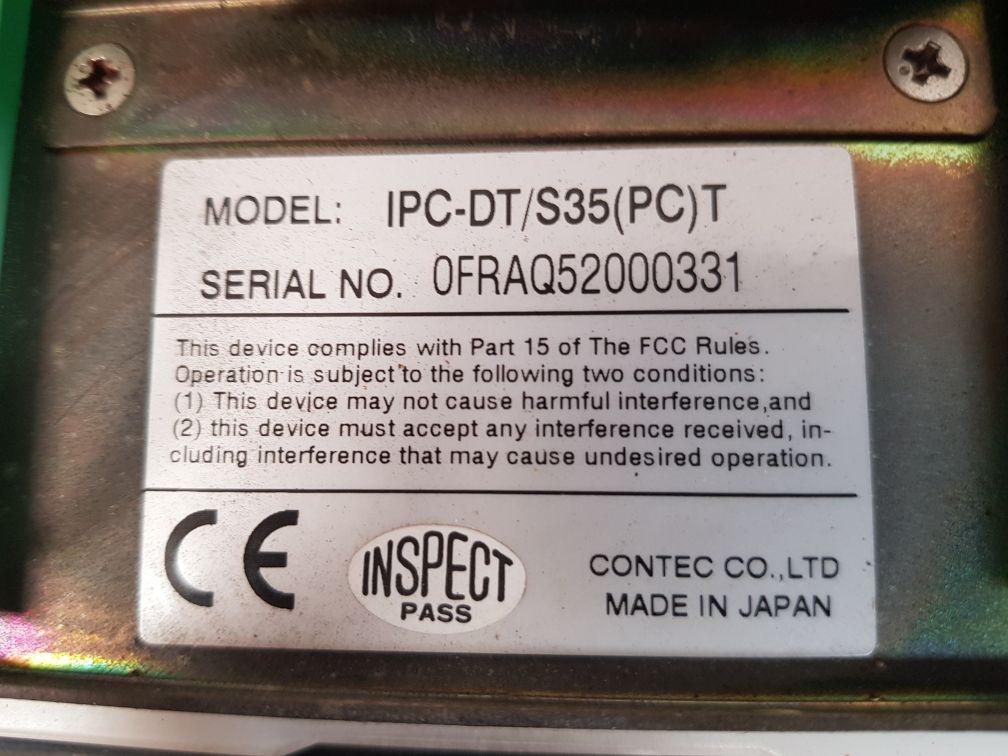 Contec ipc-dt/s35(pc)t power supply – Aeliya Marine