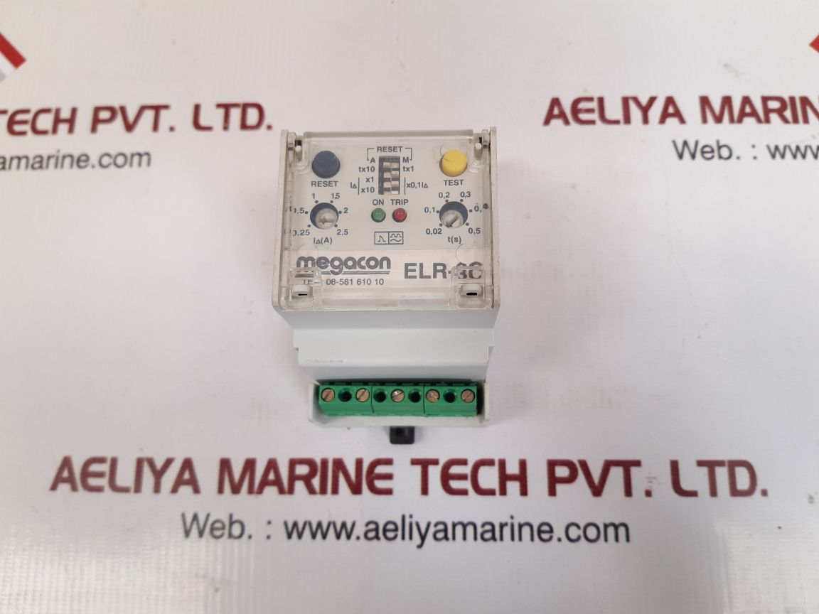 Megacon elr-3c earth fault relay – Aeliya Marine