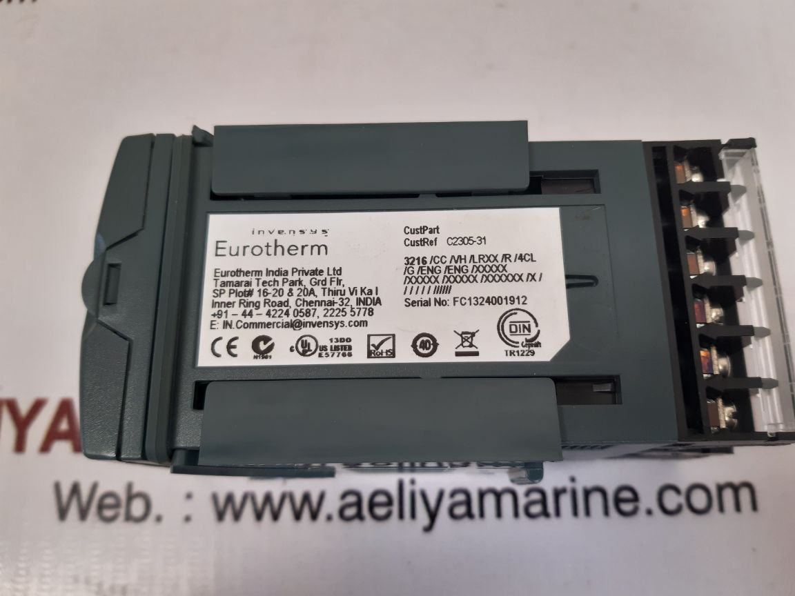 Eurotherm 3216 temperature & process controller – Aeliya Marine