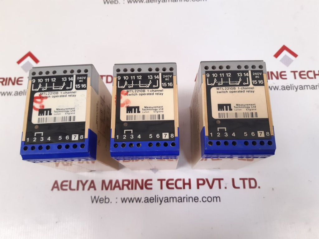 Measurement technology mtl2210b 1-channel switch operated relay ...
