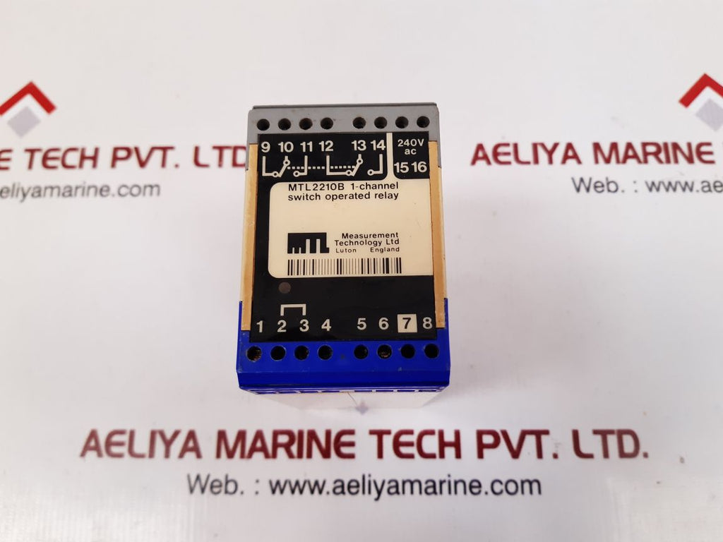 Measurement technology mtl2210b 1-channel switch operated relay ...