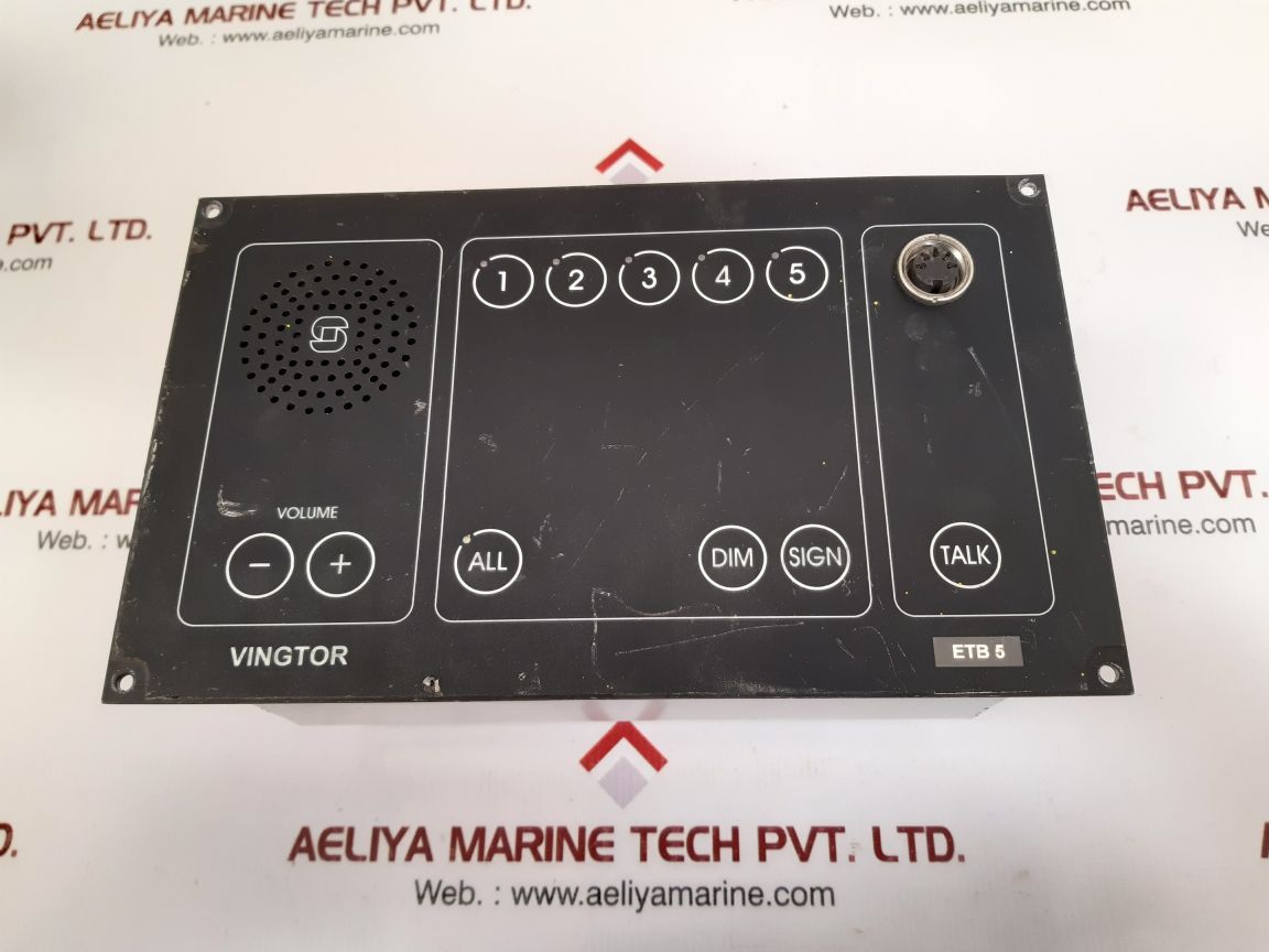 Vingtor ETB 5 Command Talkback & PA System Ver. 8.0 – Aeliya Marine