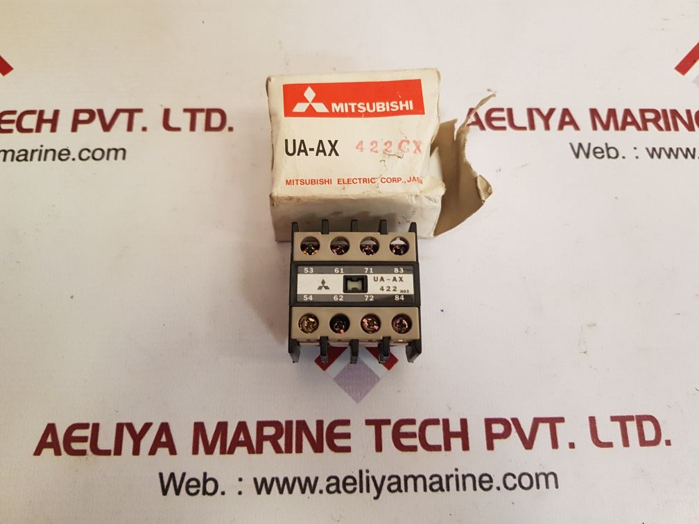 Mitsubishi electric ua-ax 422 auxiliary contact block – Aeliya Marine