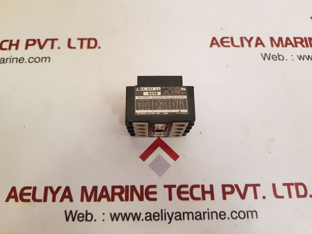 Mitsubishi electric ua-ax 422 auxiliary contact block – Aeliya Marine