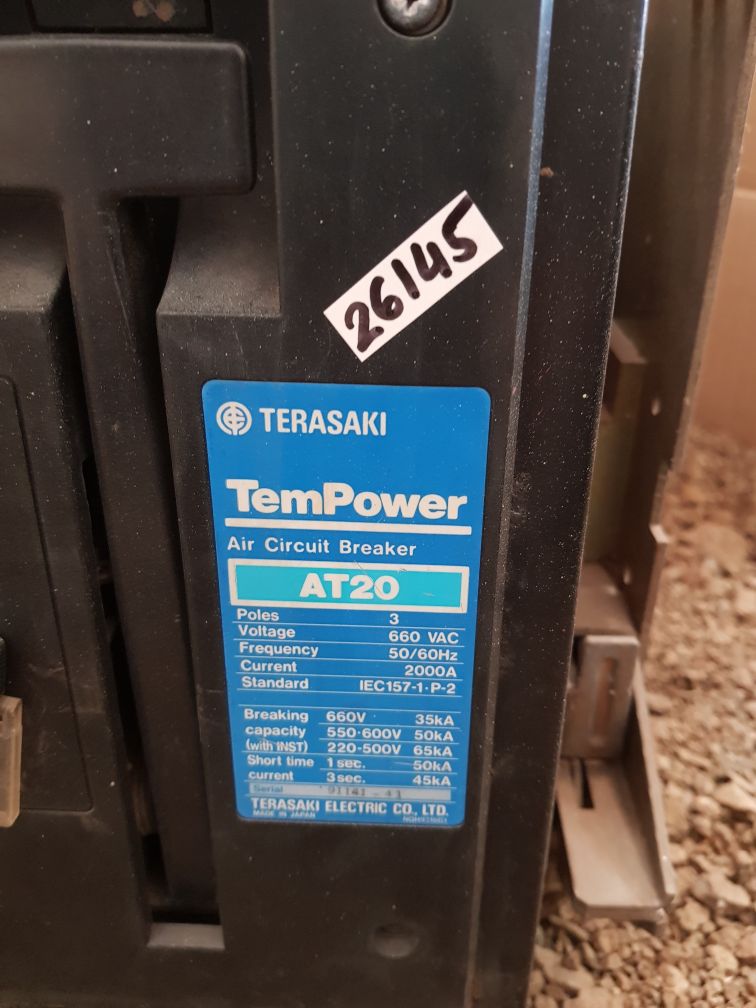 Terasaki tempower at20 air circuit breaker – Aeliya Marine