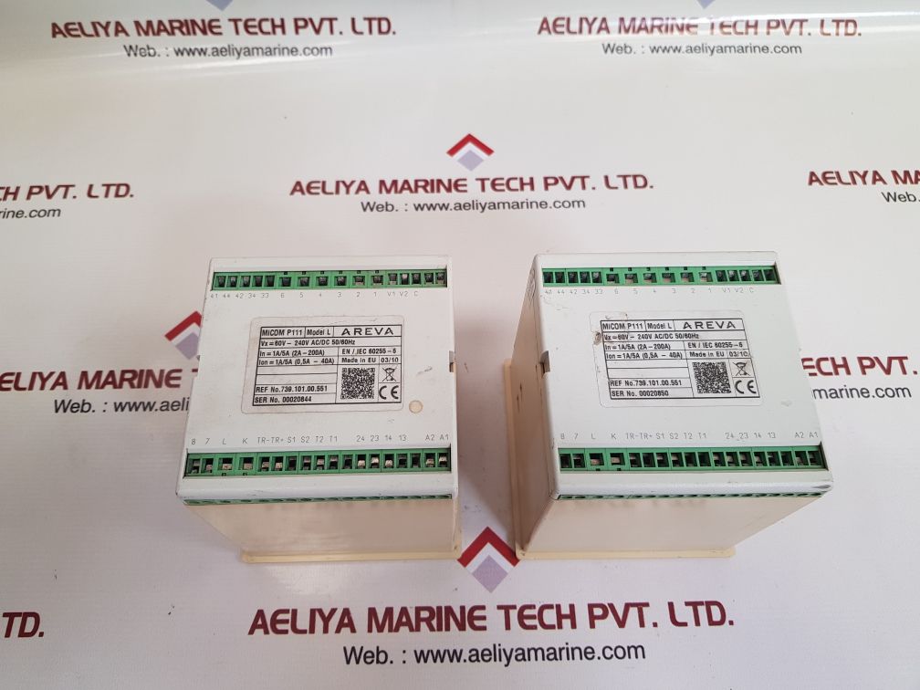 Areva Micom P111 Model L Current And Earth Fault Protection Relay ...