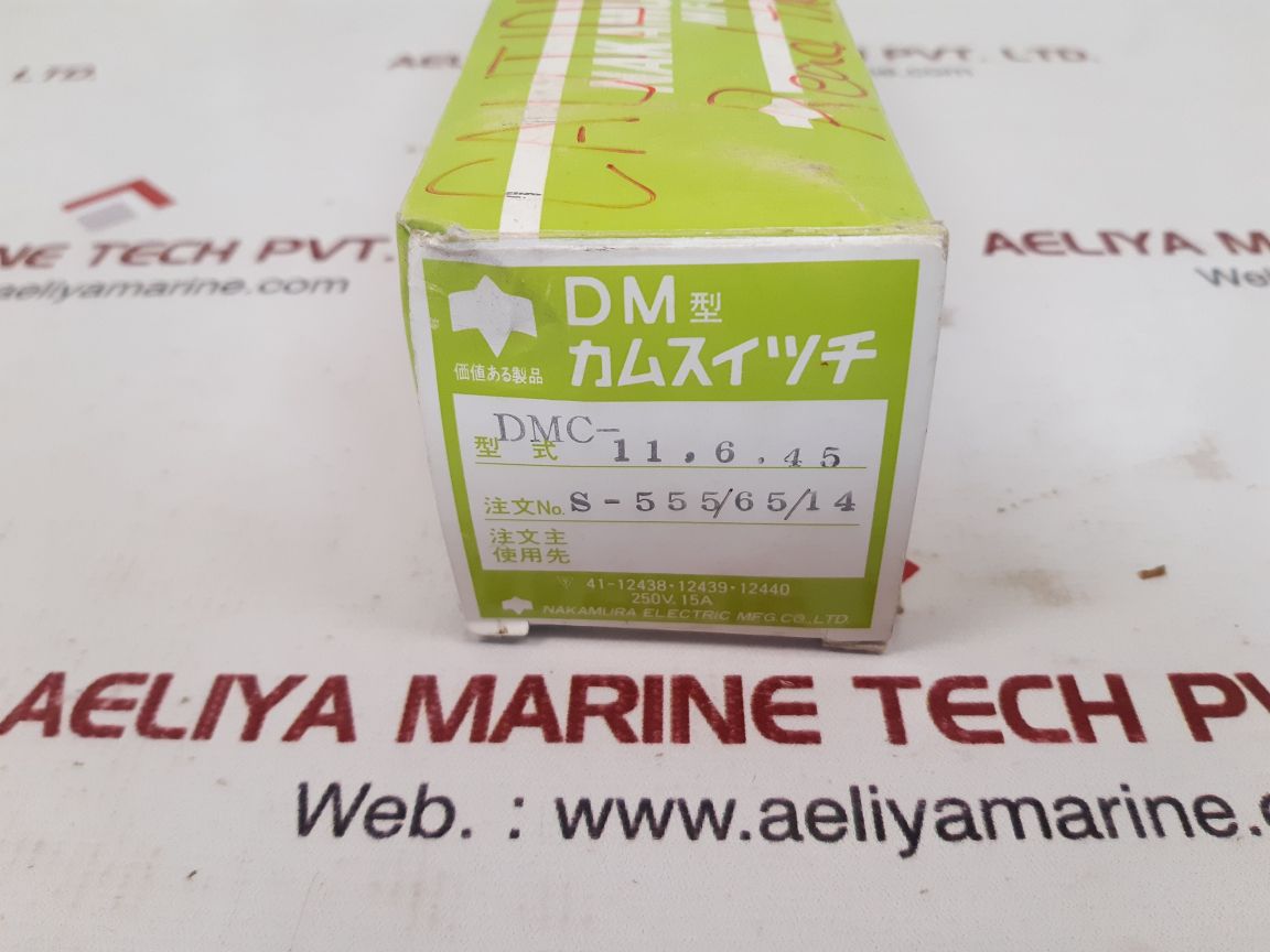 Nakamura Electric Dm-20 Selector Switch Dmc-11.6.45 Np-25001 – Aeliya ...