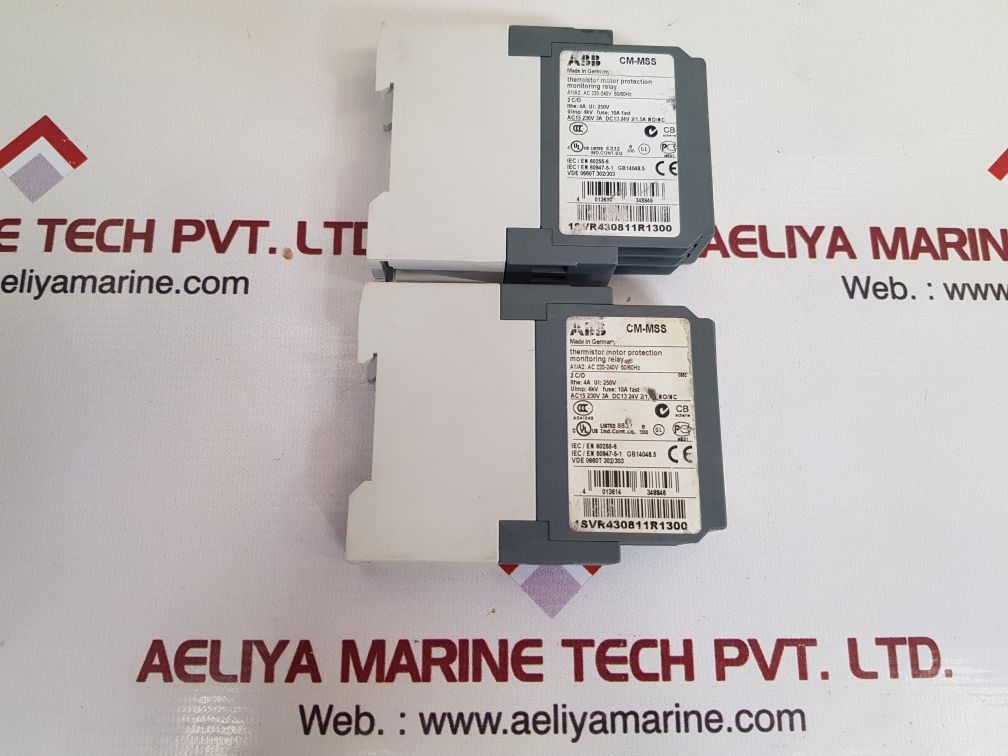 Abb Cm-mss Thermistor Motor Protection Monitoring Relay 1Svr430811R130 – Aeliya Marine