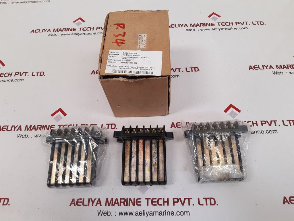Terasaki Ecbr.0103.016 Auxiliary Contact Block Pcs2501A – Aeliya Marine