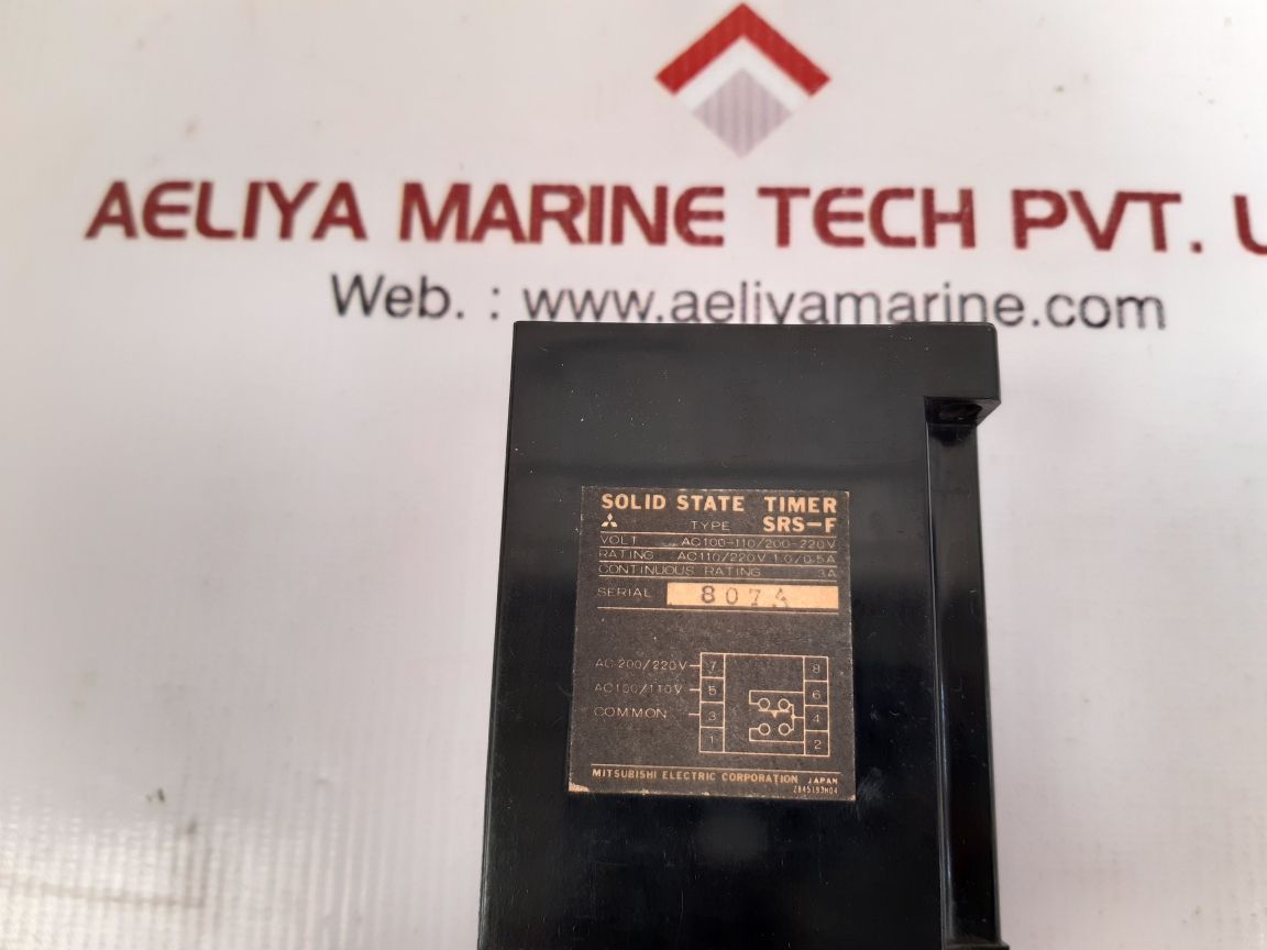 Mitsubishi Srs-f Solid State Timer – Aeliya Marine Tech Pvt. Ltd.