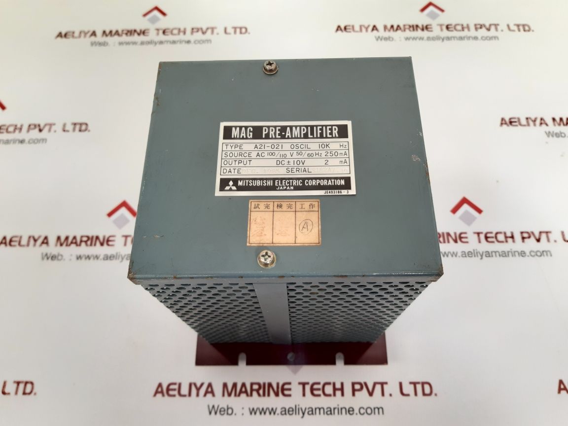 Mitsubishi A21-021 DC Pre-Amplifier 50/60Hz – Aeliya Marine