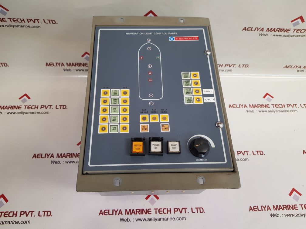 Kt electric kt-nlcp-v3 navigation light control panel – Aeliya Marine