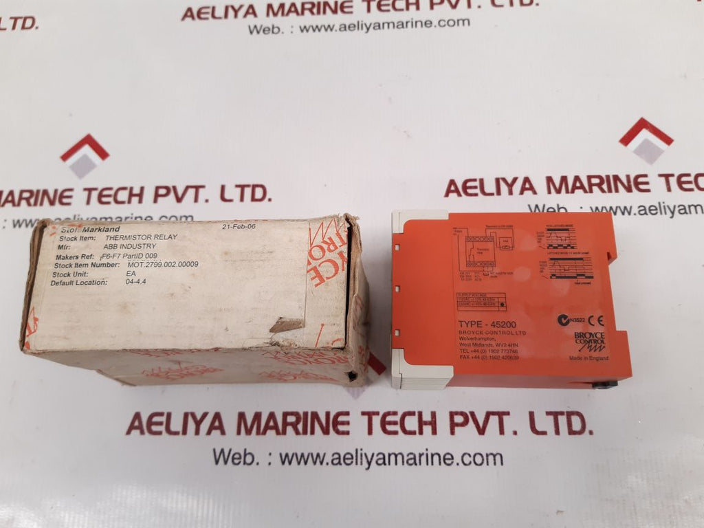Broyce Control 45200 Thermistor Relay New – Aeliya Marine