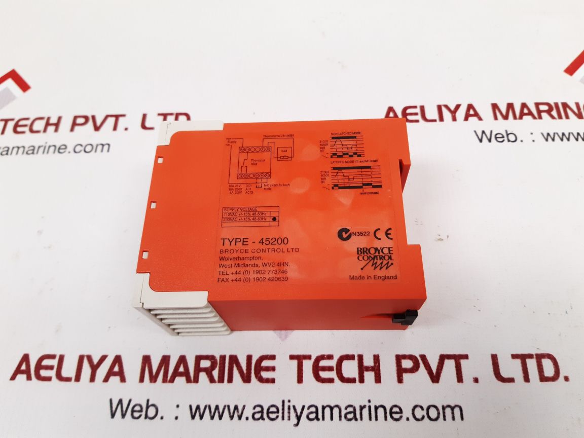 Broyce Control 45200 Thermistor Relay New – Aeliya Marine
