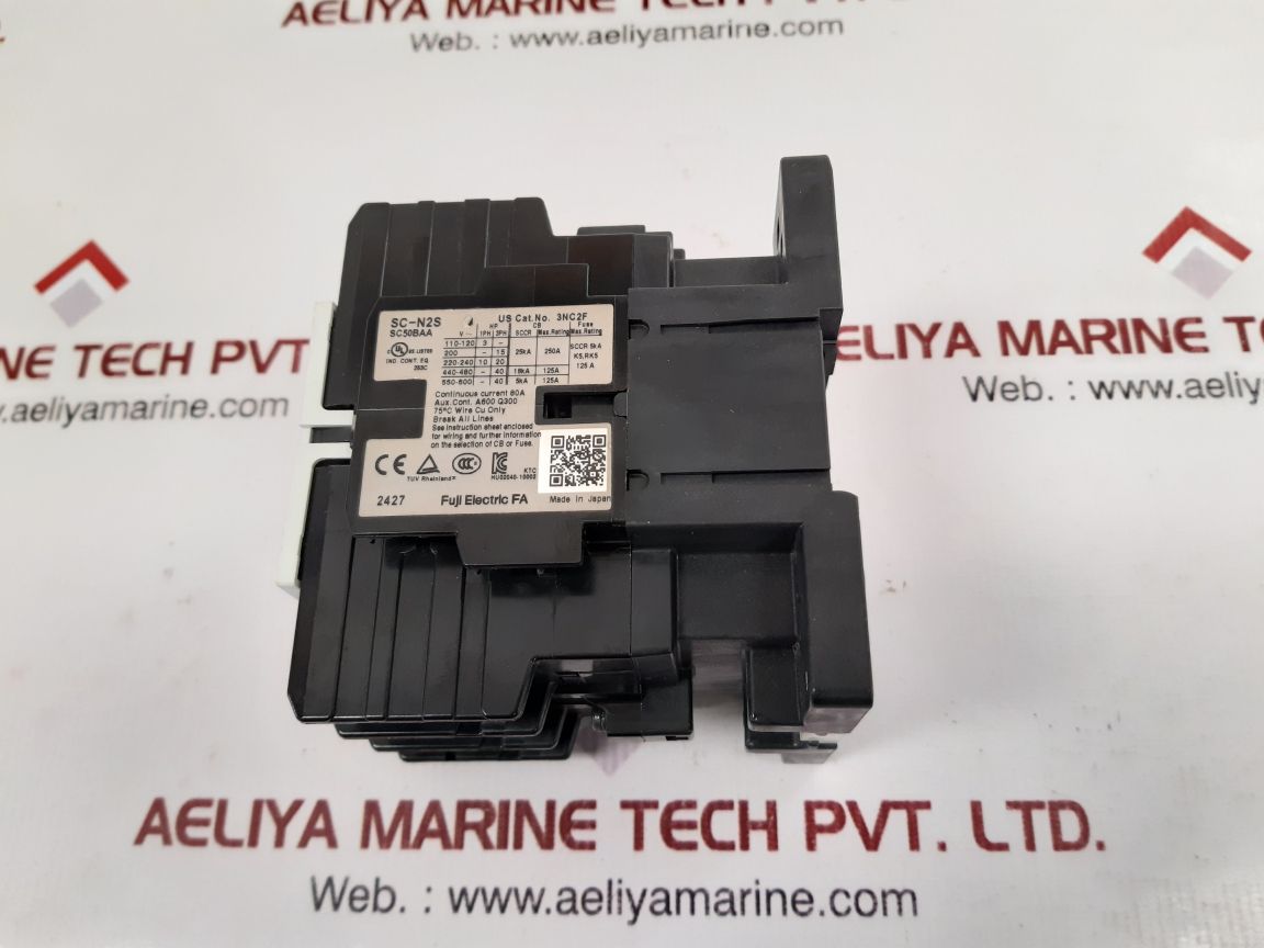 Fuji Electric Sc-n2S [50] Magnetic Contactor – Aeliya Marine Tech Pvt. Ltd.