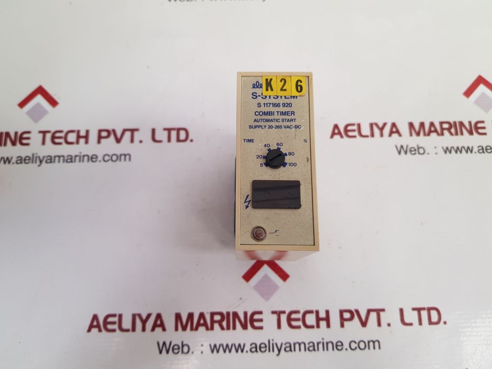 Electromatic S-system S 117166 920 Combi Timer With Base – Aeliya Marine