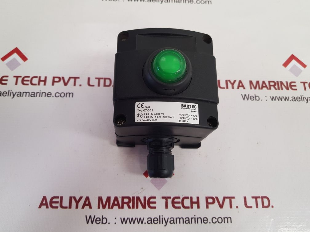 Bartec 07-351 Emergency Push Button Control Station – Aeliya Marine