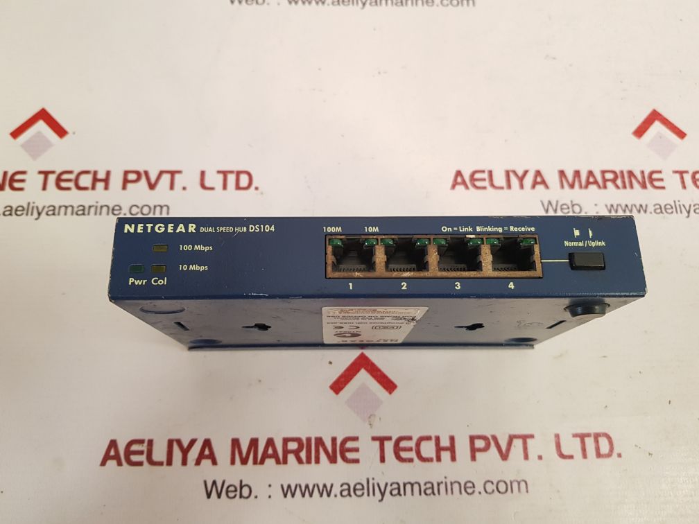 Netgear Dual Speed Hub Switch Ds104 4-ports 100Mbps/10Mbps – Aeliya Marine