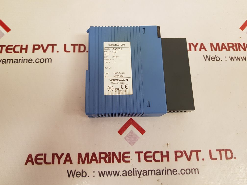 Yokogawa F3Sp53 Sequence Cpu – Aeliya Marine