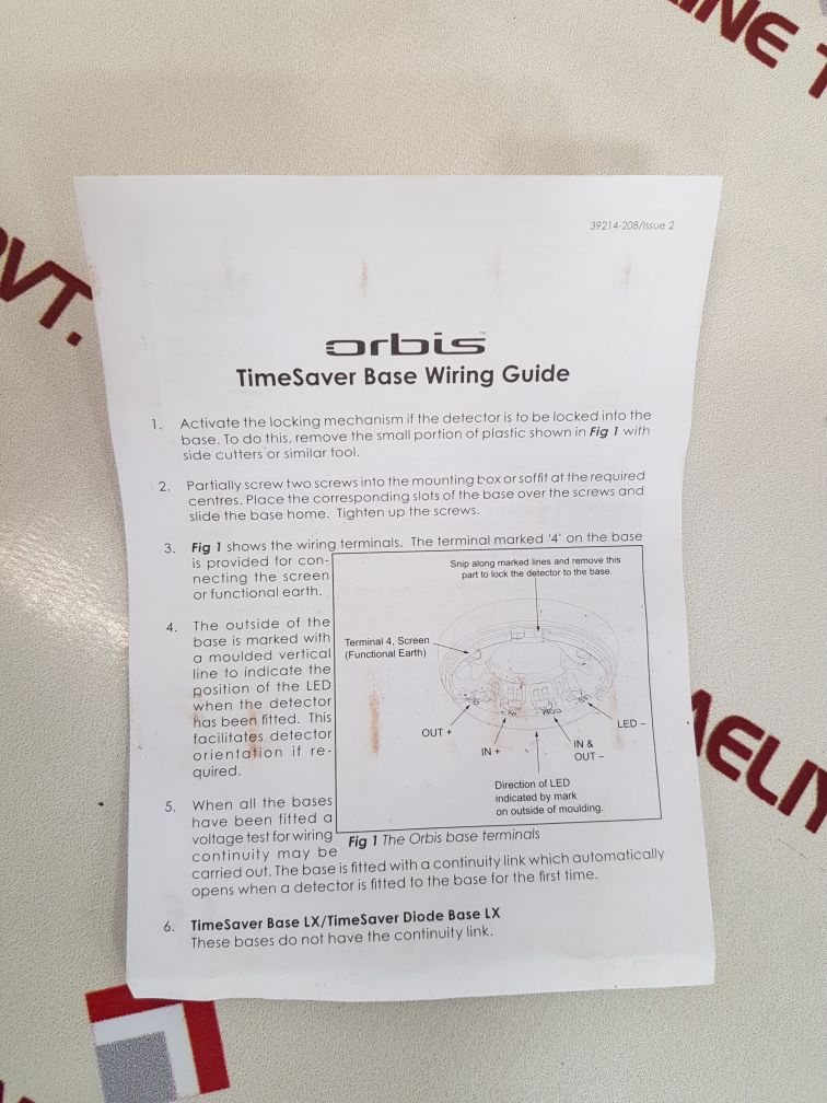 Set of 4x Orbis orb-mb-00001-mar timesaver base – Aeliya Marine