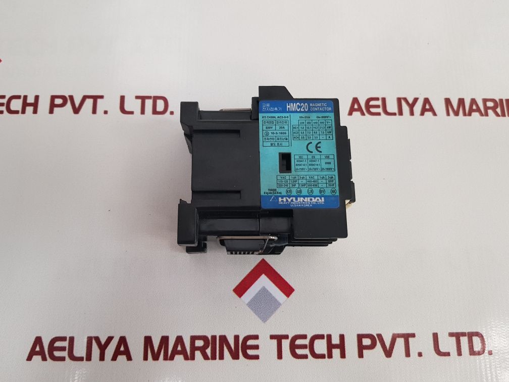 Hyundai Hmc 20 W10 Magnetic Contactor 400...440V 60Hz – Aeliya Marine