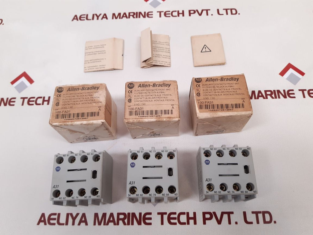 Allen-bradley 100-fa31 Auxiliary Contact Block – Aeliya Marine