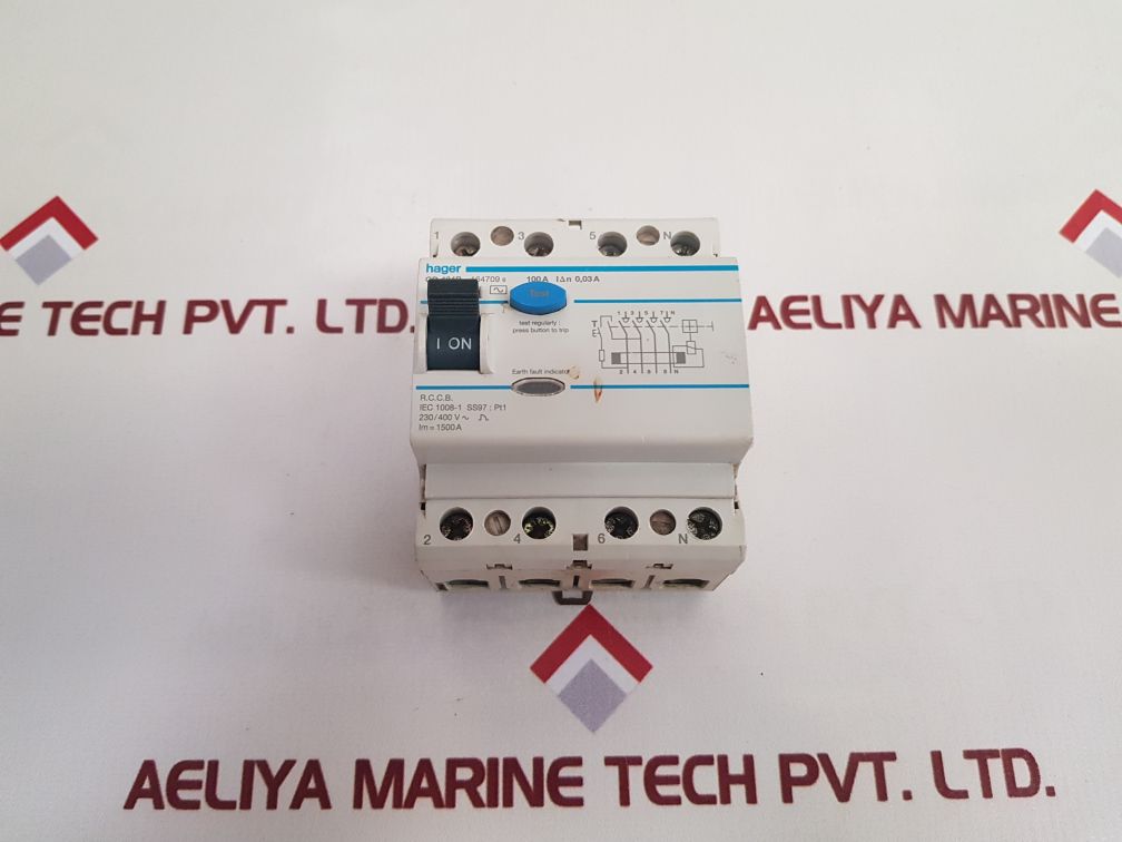Hager Cd 484B Earth Fault Indicator – Aeliya Marine