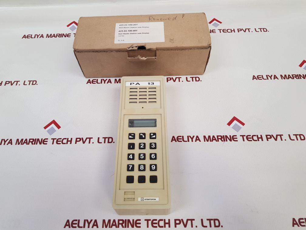 Zenitel Aa702 Wall Master Station With Display Rev.C – Aeliya Marine