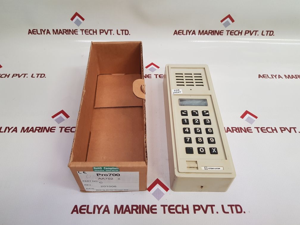 Zenitel Aa702 Wall Master Station With Display Aa702R – Aeliya Marine