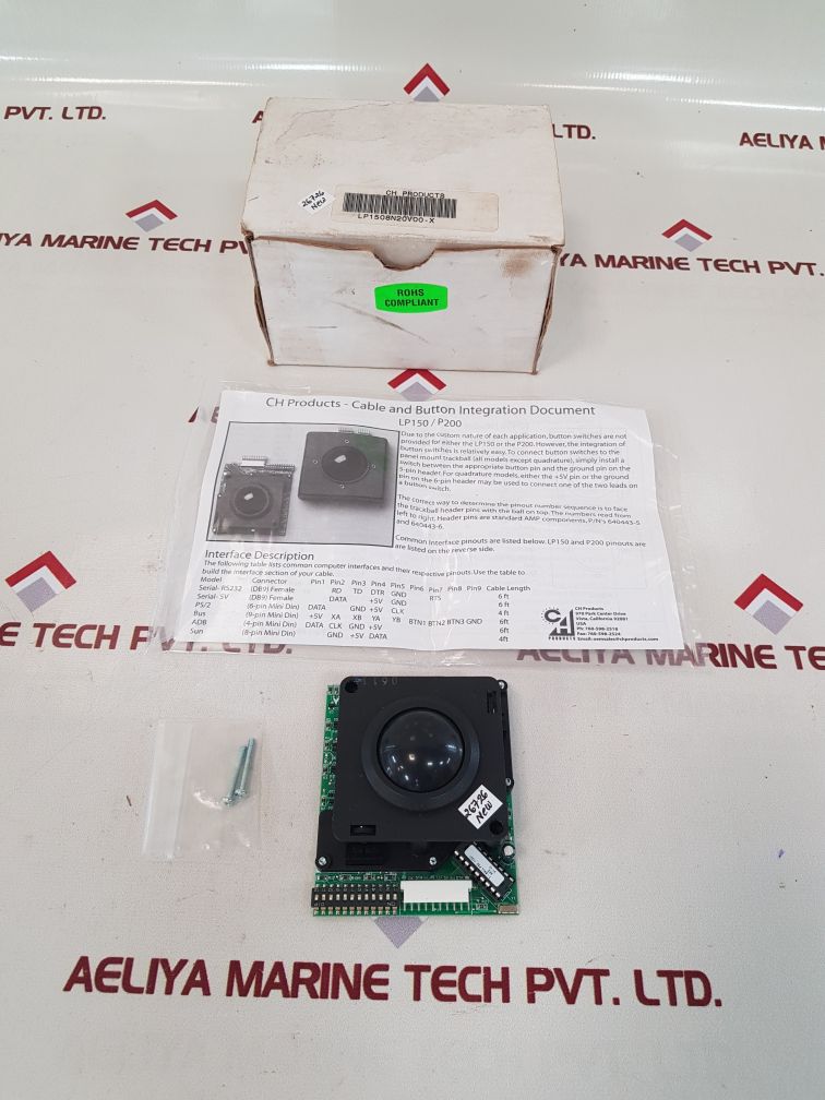 Ch products 509-048b tracker ball – Aeliya Marine