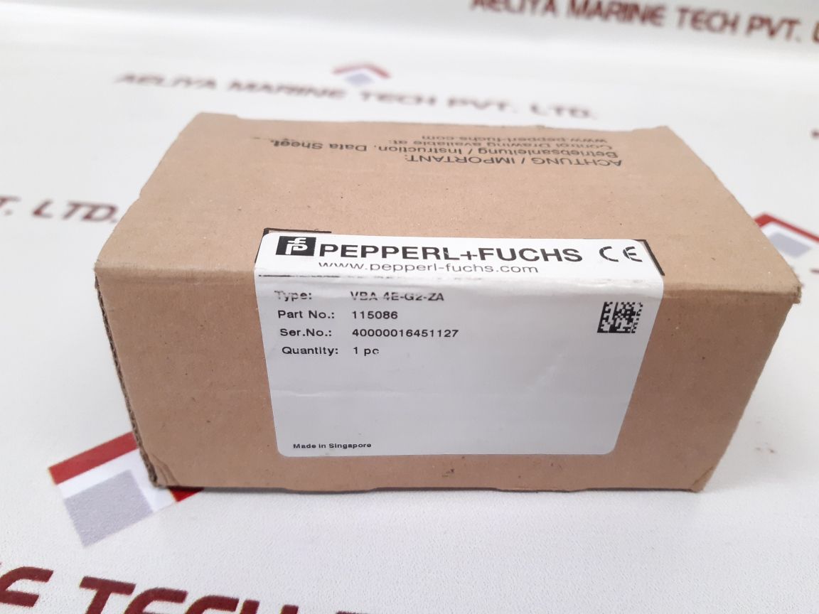 Pepperl+Fuchs Vba-4E-g2-za As-interface Sensor Module – Aeliya Marine